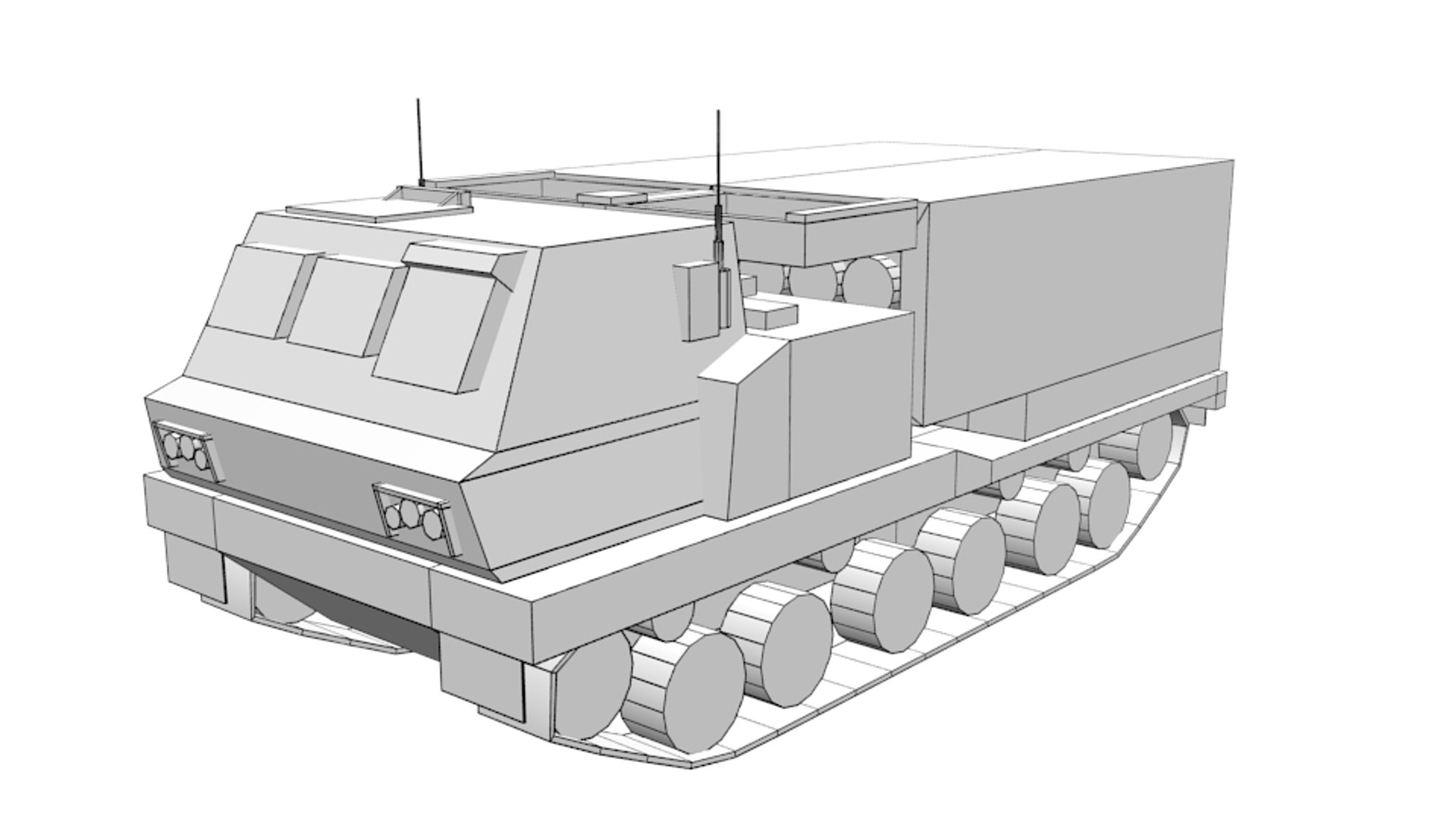 3D Unity M270 Mlrs Model - TurboSquid 1345107