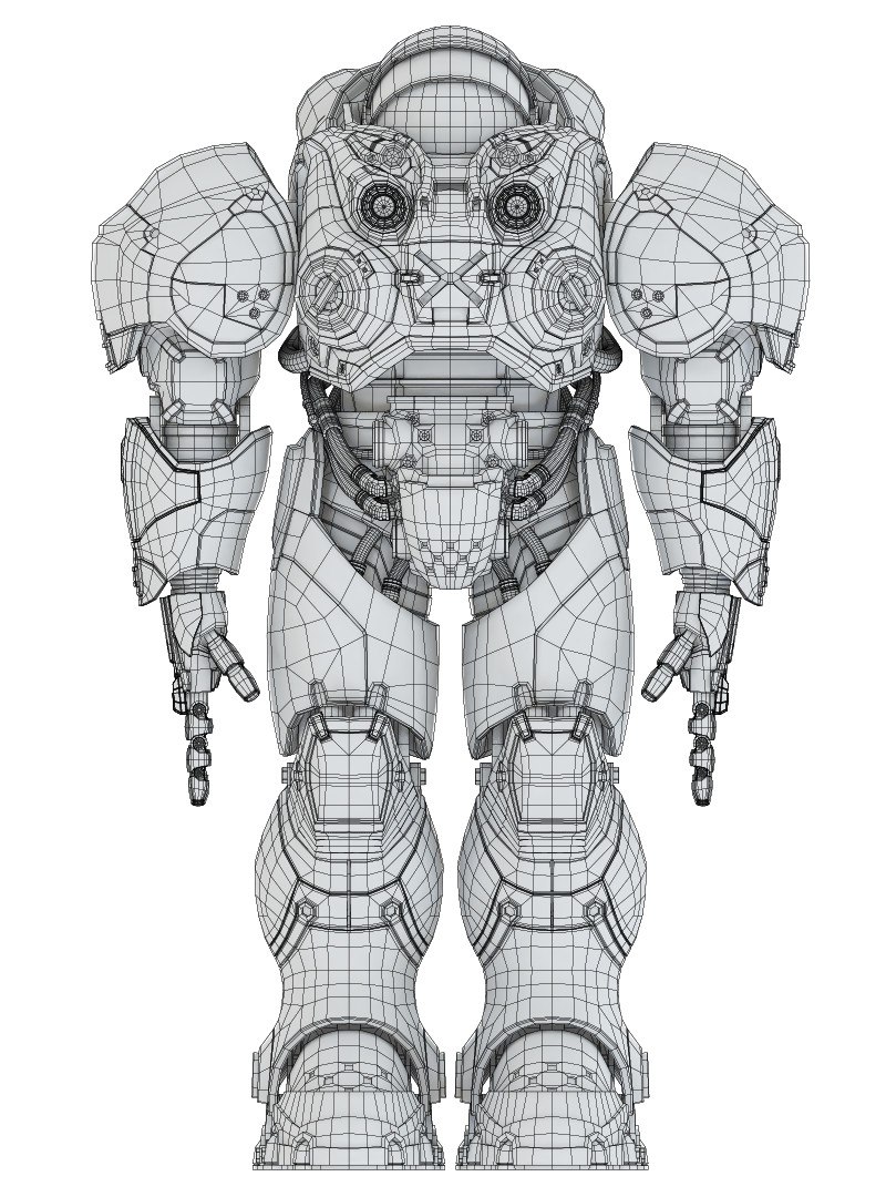 3D Space Armor Model - TurboSquid 1606903