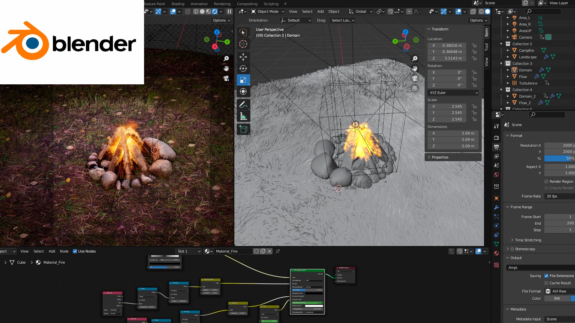 Realistic Campfire 3D Model - TurboSquid 2079082