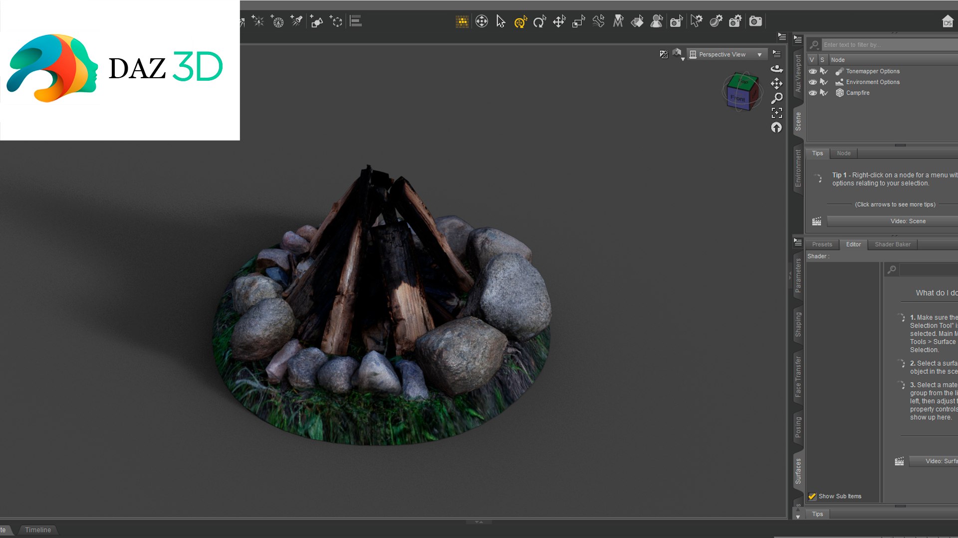 Realistic Campfire 3D Model - TurboSquid 2079082
