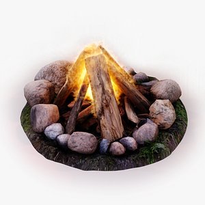 Blender Campfire Models | TurboSquid