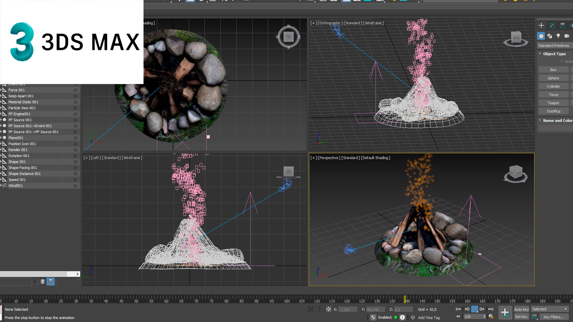 Realistic Campfire 3D Model - TurboSquid 2079082