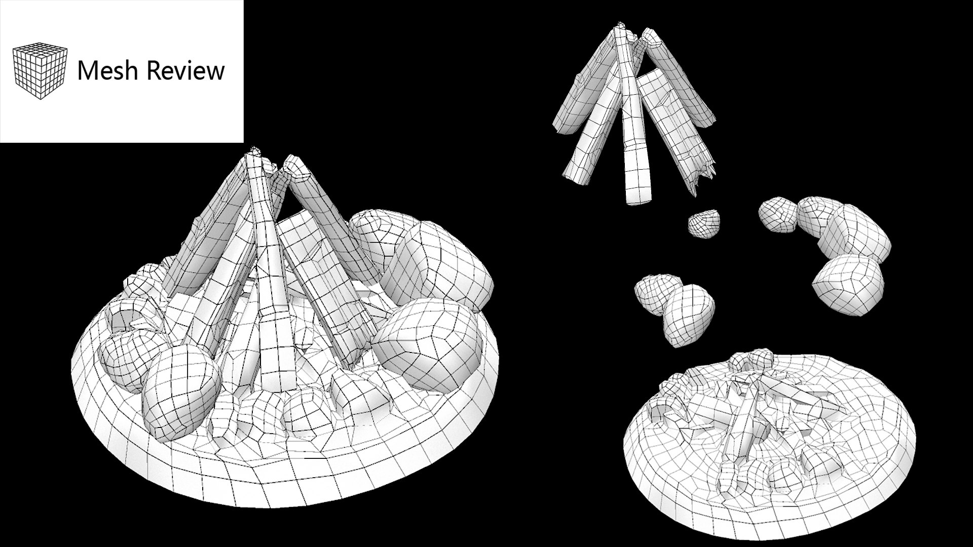 Realistic Campfire 3D Model - TurboSquid 2079082