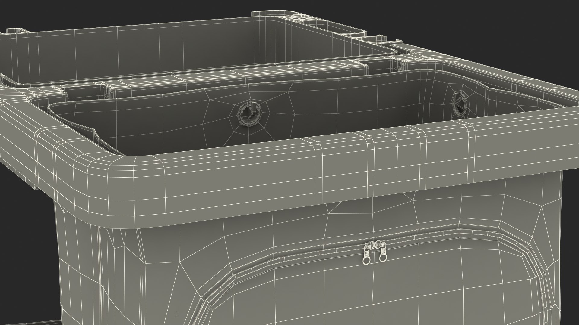3D multi shelf cleaning cart - TurboSquid 1626374