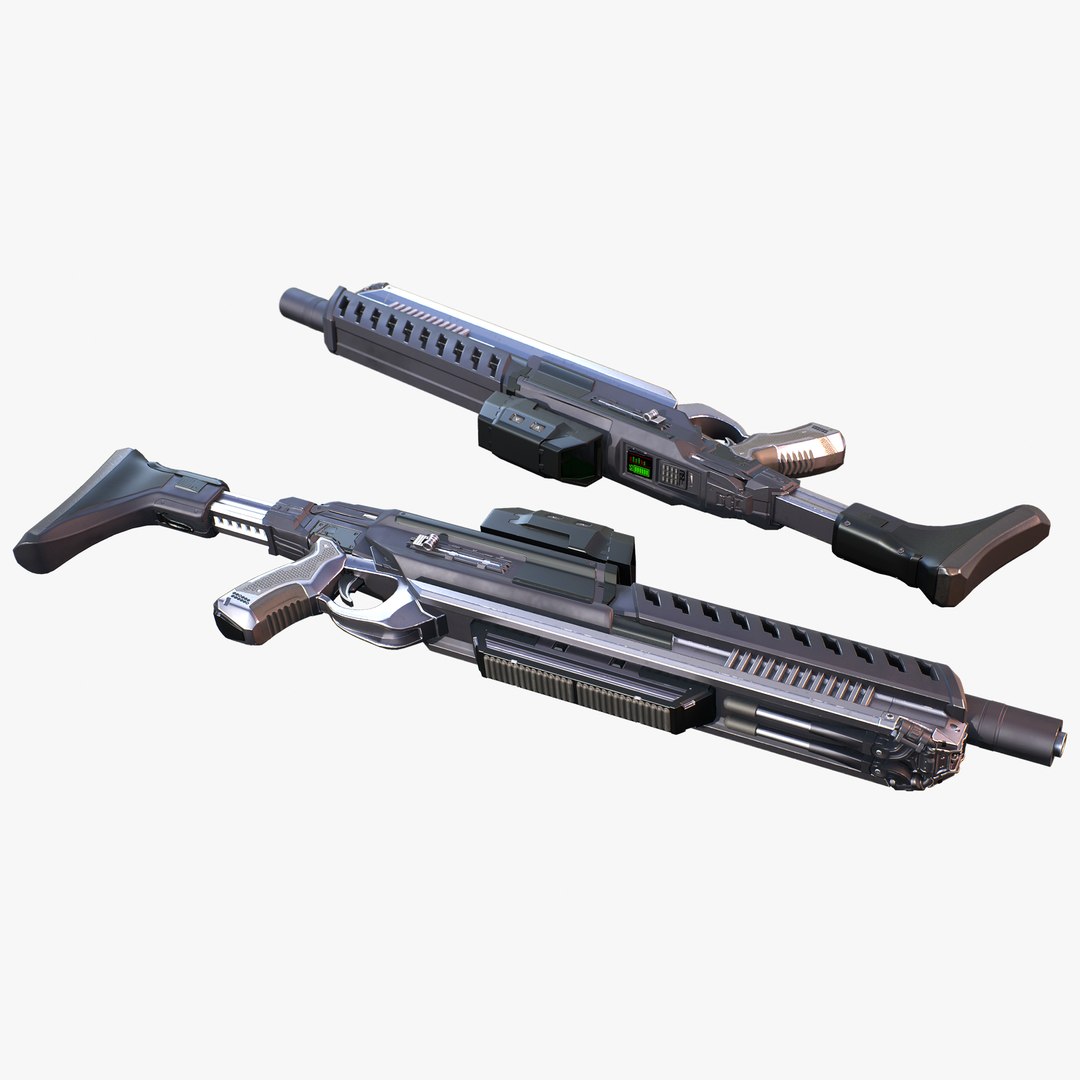 3D Assault Rifle - TurboSquid 2040038