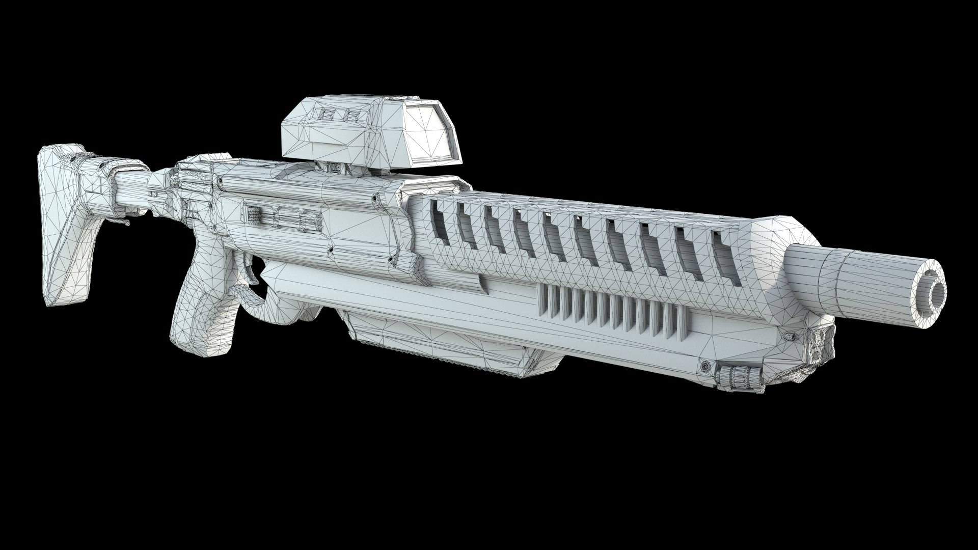 3D Assault Rifle - TurboSquid 2040038