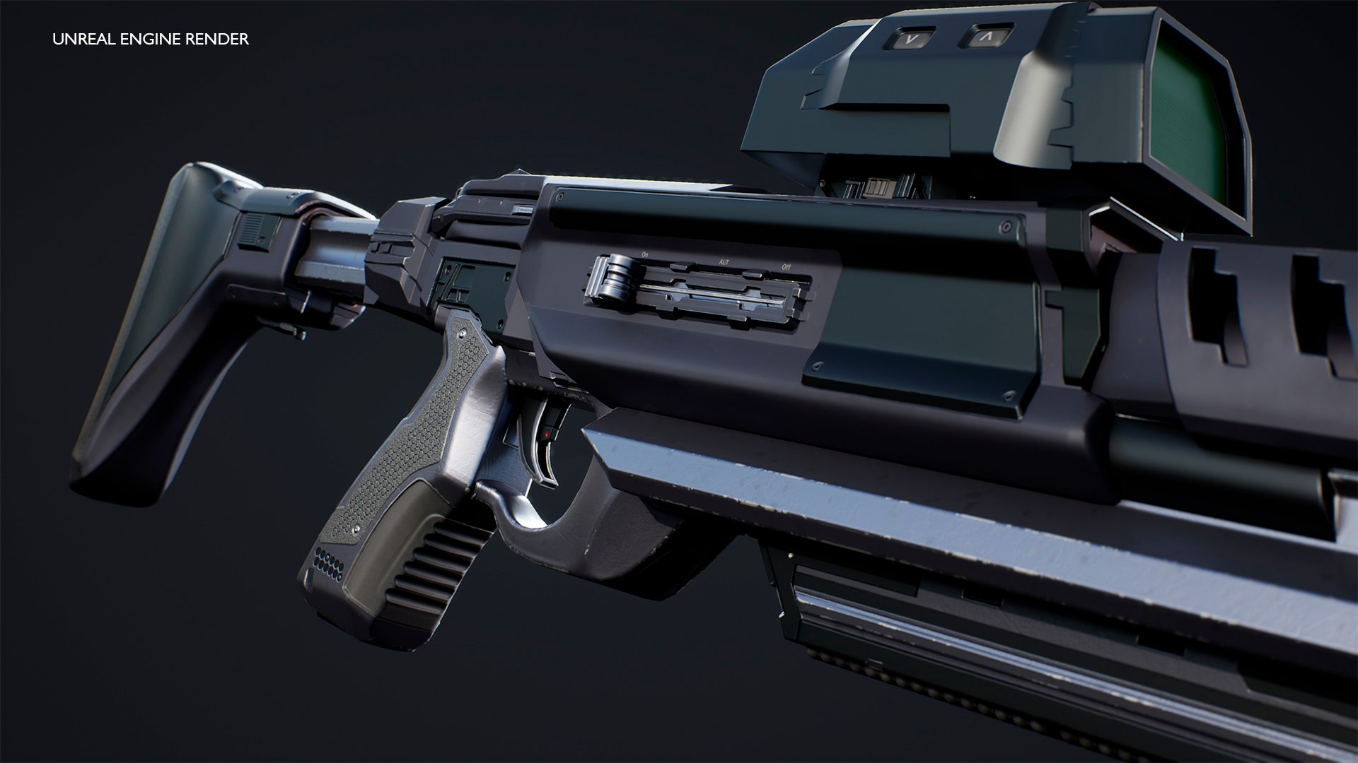 3D Assault Rifle - TurboSquid 2040038