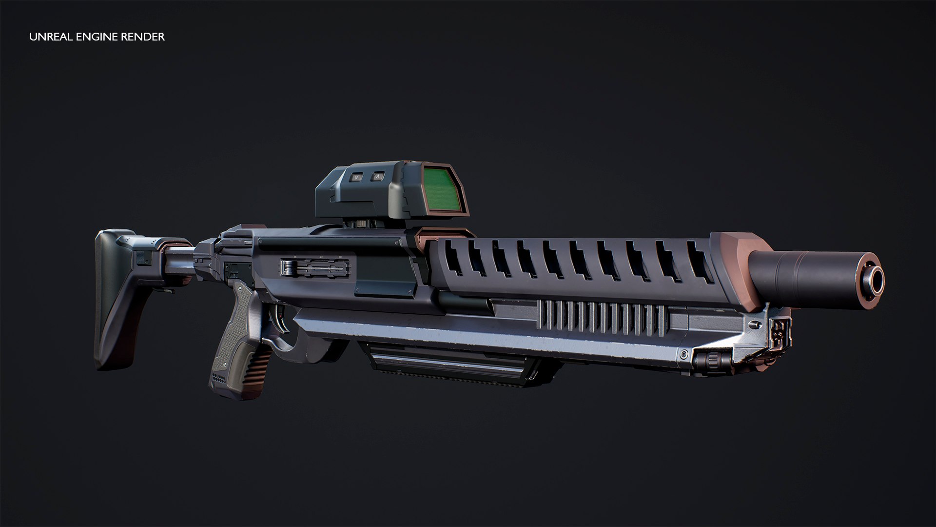 3D Assault Rifle - TurboSquid 2040038
