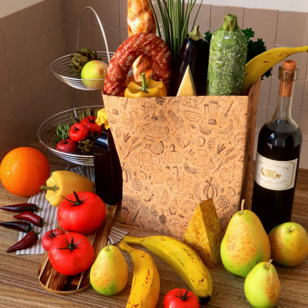 3D model food - TurboSquid 1194530