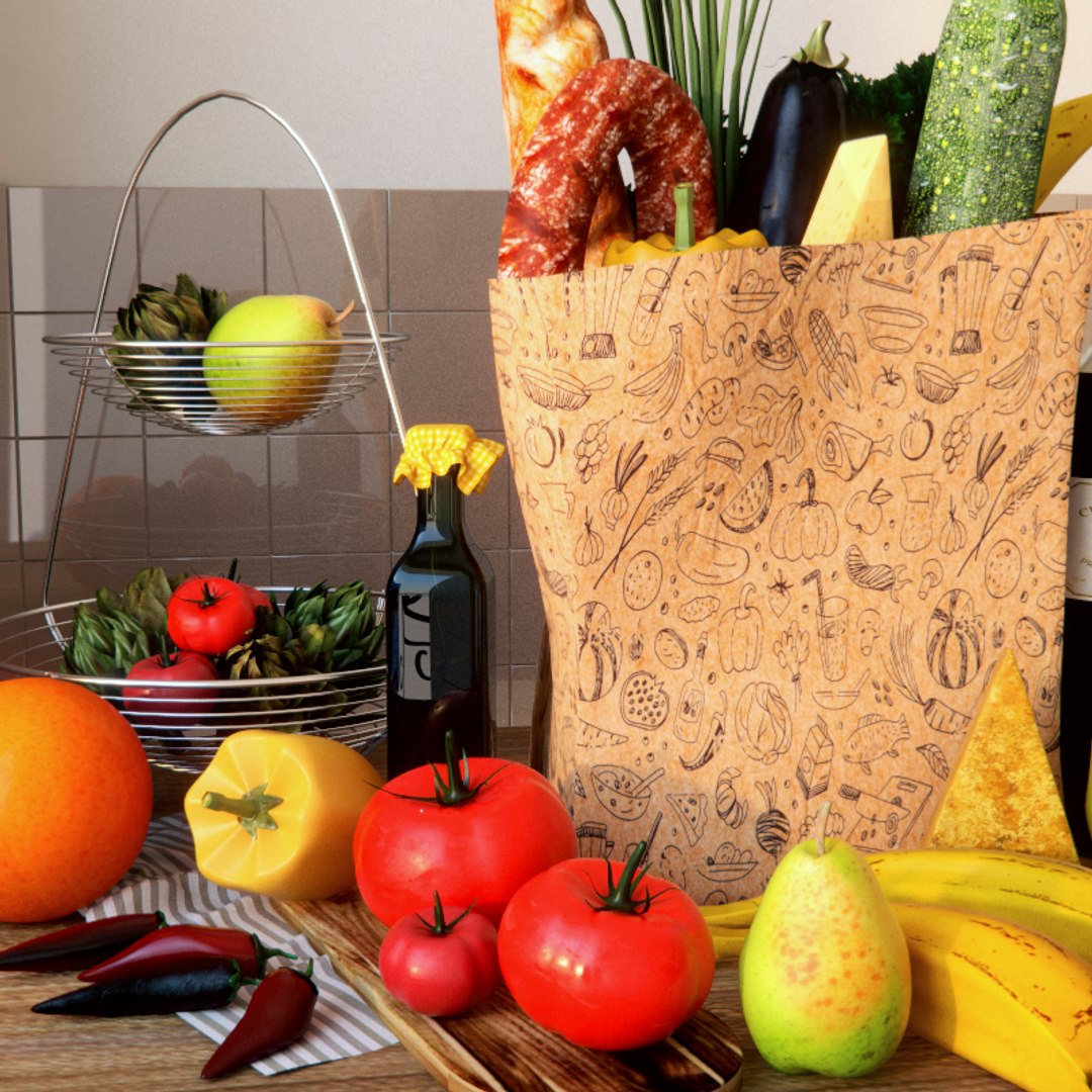 3D model food - TurboSquid 1194530