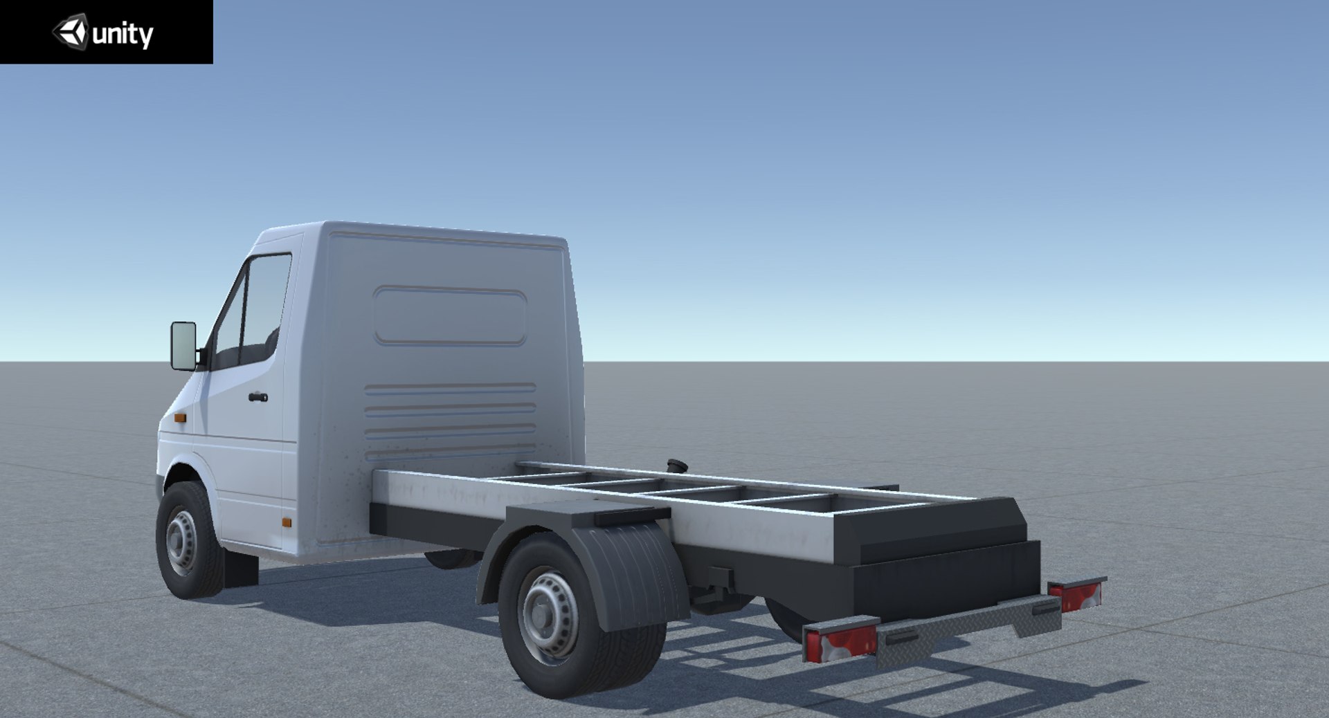 3d Model Mercedes Sprinter Truck Chassis