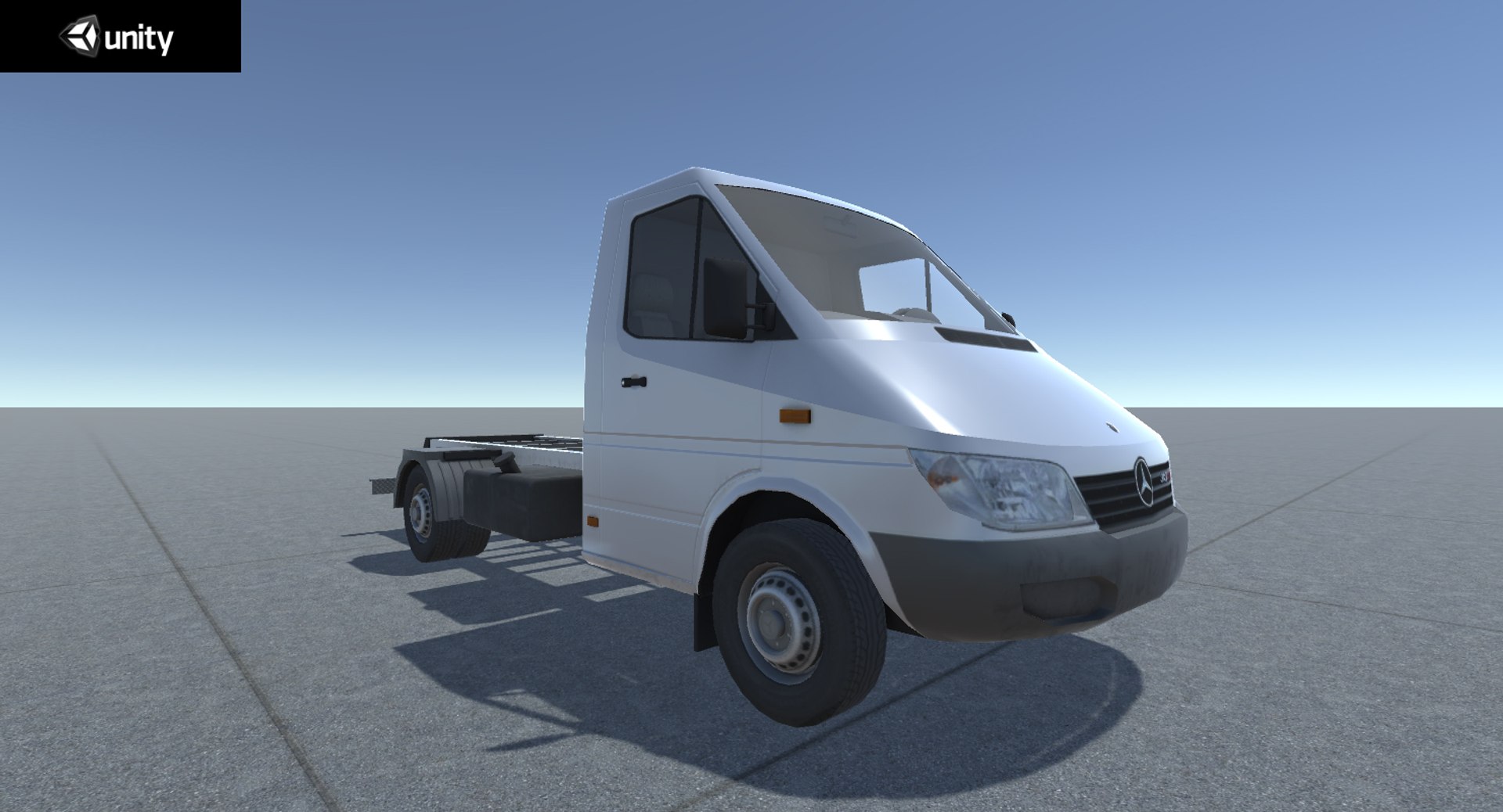 3d Model Mercedes Sprinter Truck Chassis