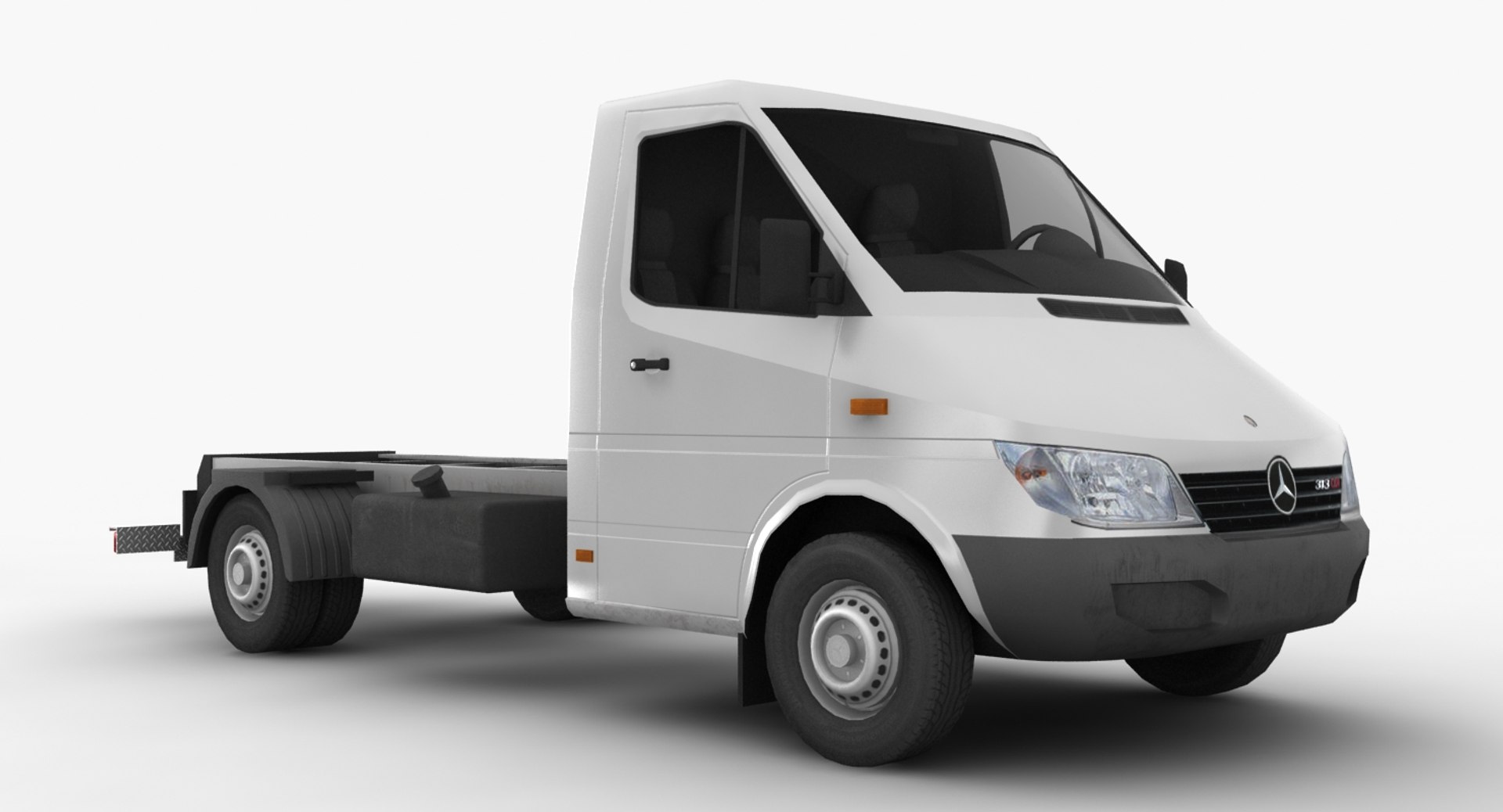 3d Model Mercedes Sprinter Truck Chassis