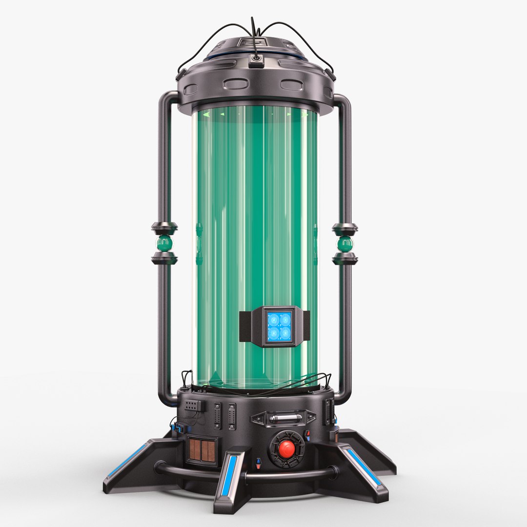 3D sci fi cryopod - TurboSquid 1256660