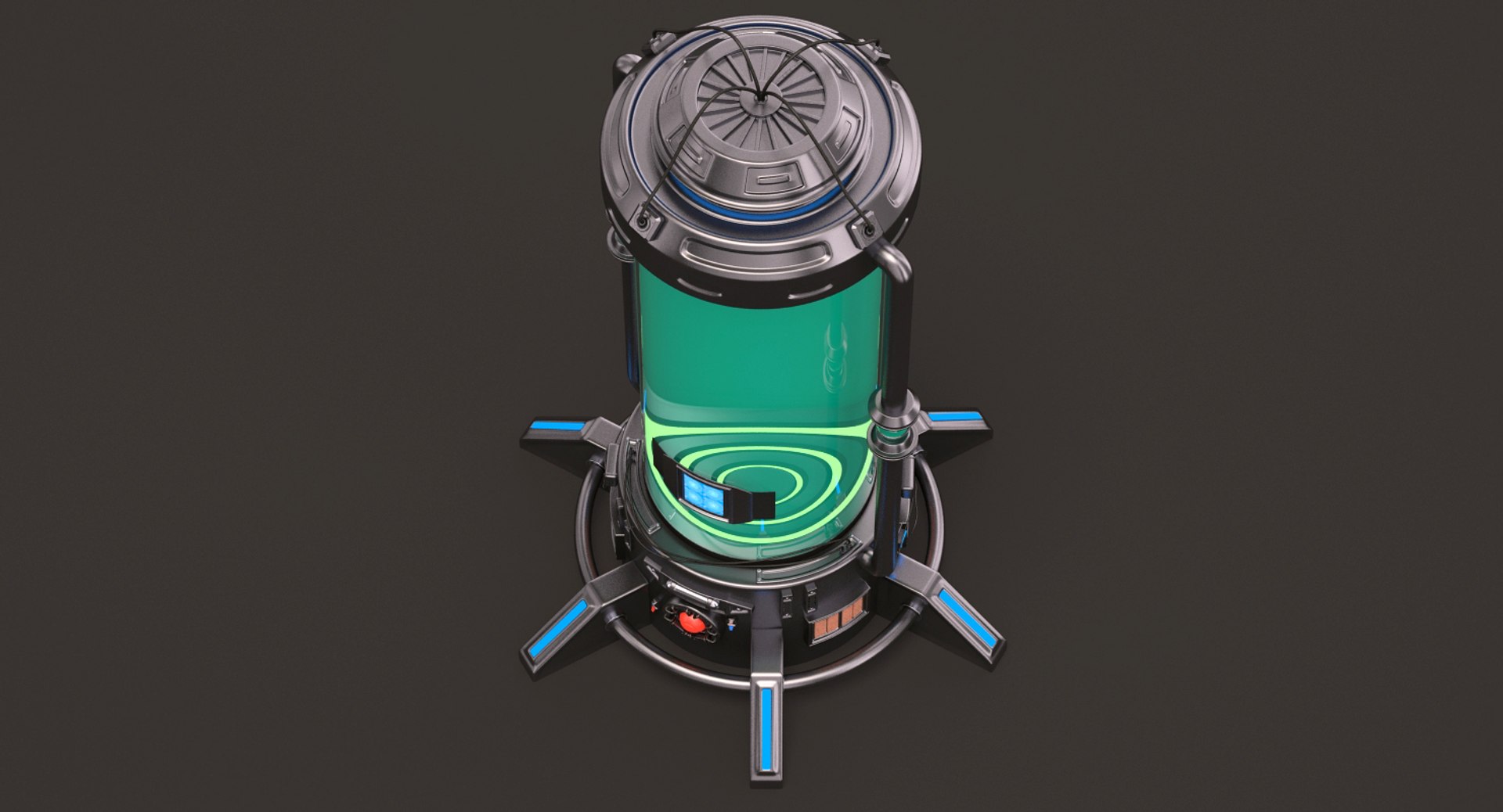 3D Sci Fi Cryopod - TurboSquid 1256660