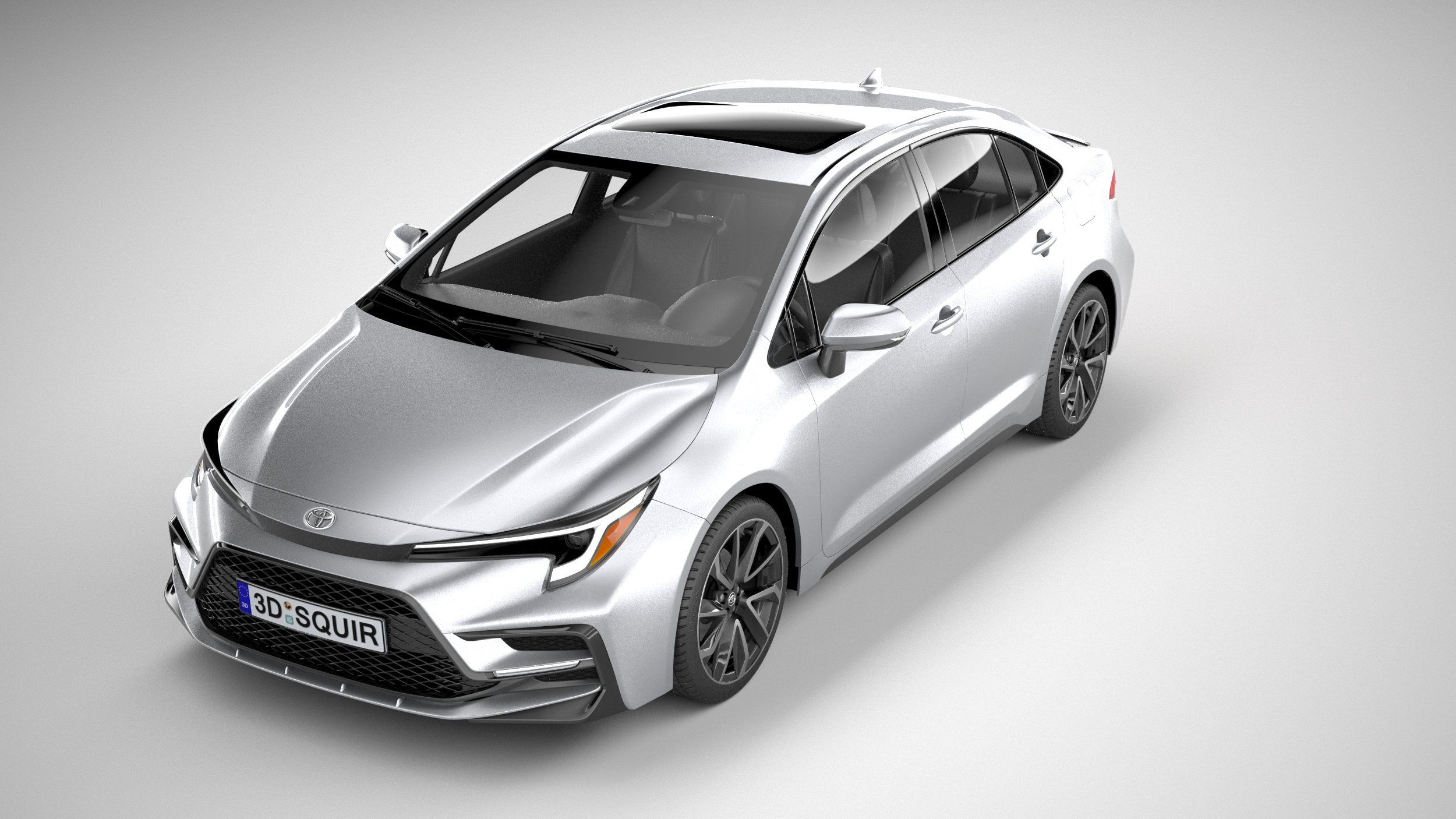 Toyota Corolla Sedan HSE 2023 Model 3D - TurboSquid 2025933