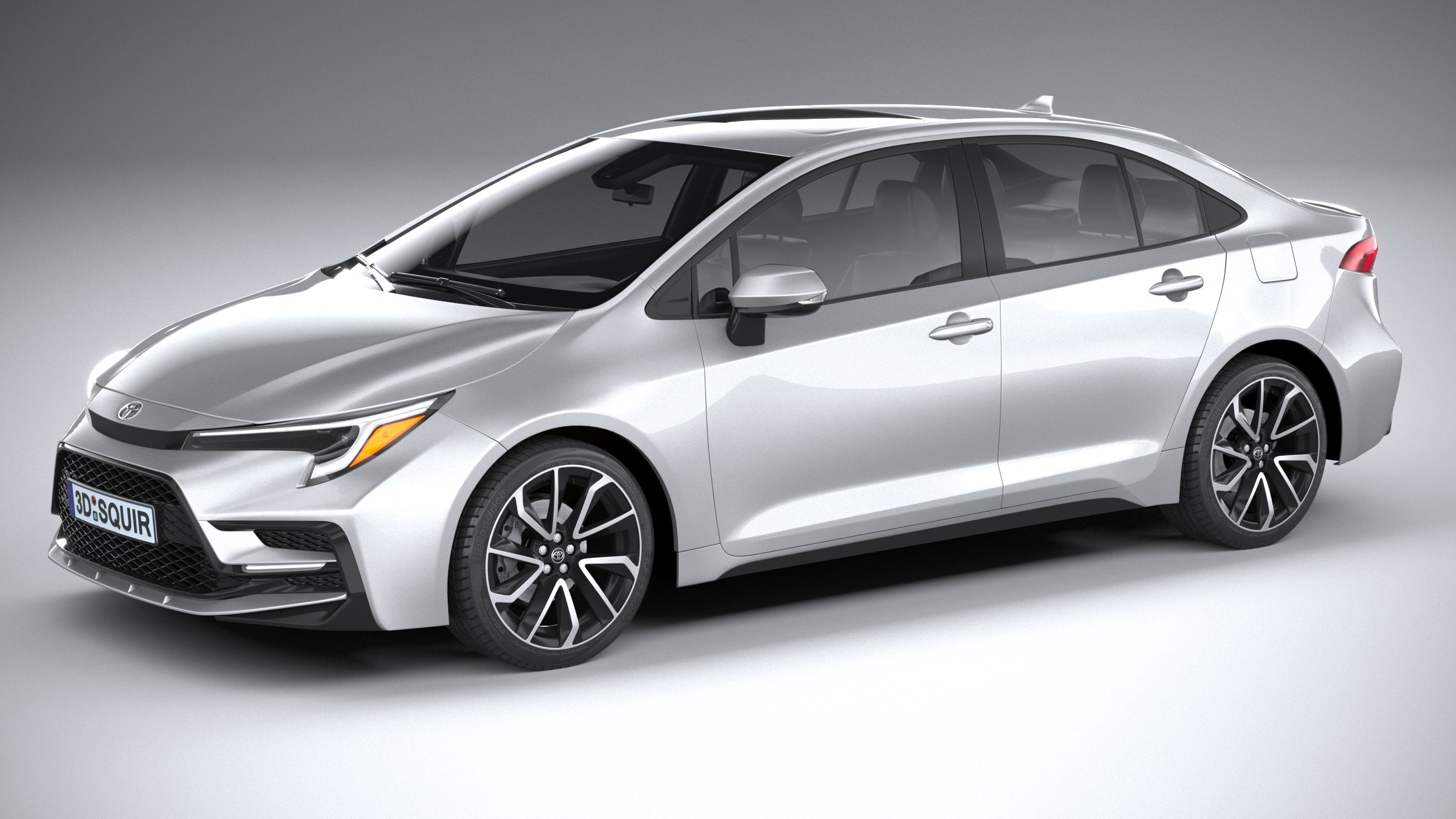 Toyota Corolla Sedan HSE 2023 Model 3D - TurboSquid 2025933