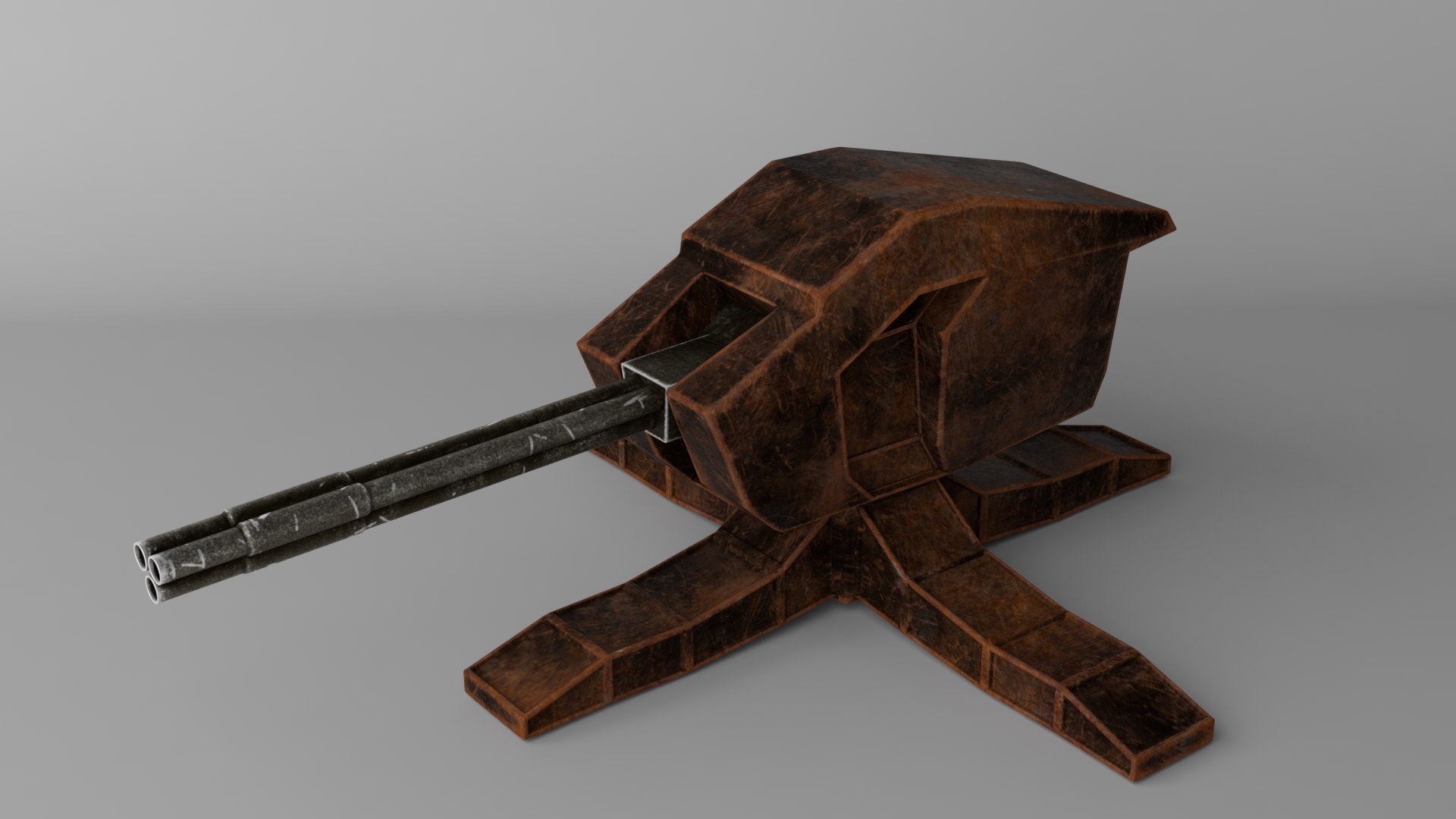 Turret Military Unreal 3D Model - TurboSquid 1381522