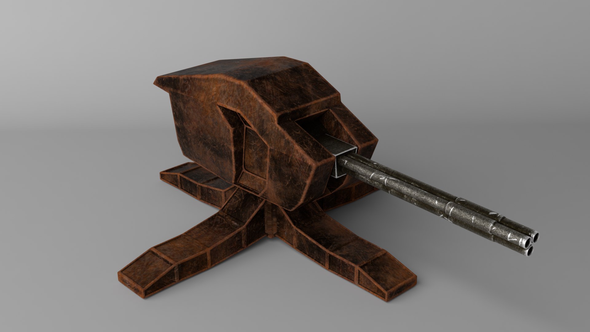 Turret Military Unreal 3D Model - TurboSquid 1381522