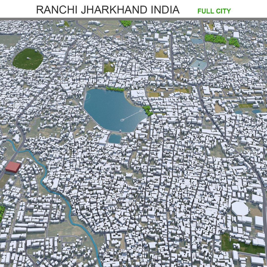3D Ranchi Jharkhand India Model - TurboSquid 2135156