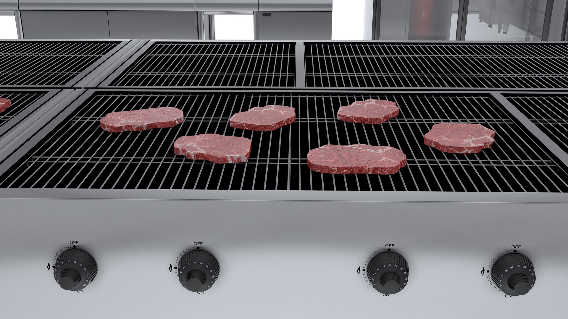 Restaurant Cafe Kitchen Equipment With Utensils 3D Model - TurboSquid ...