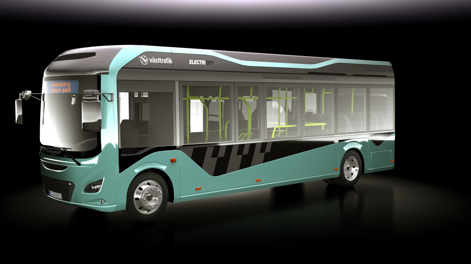 Generic BUS EV V29 3D Model - TurboSquid 2237580