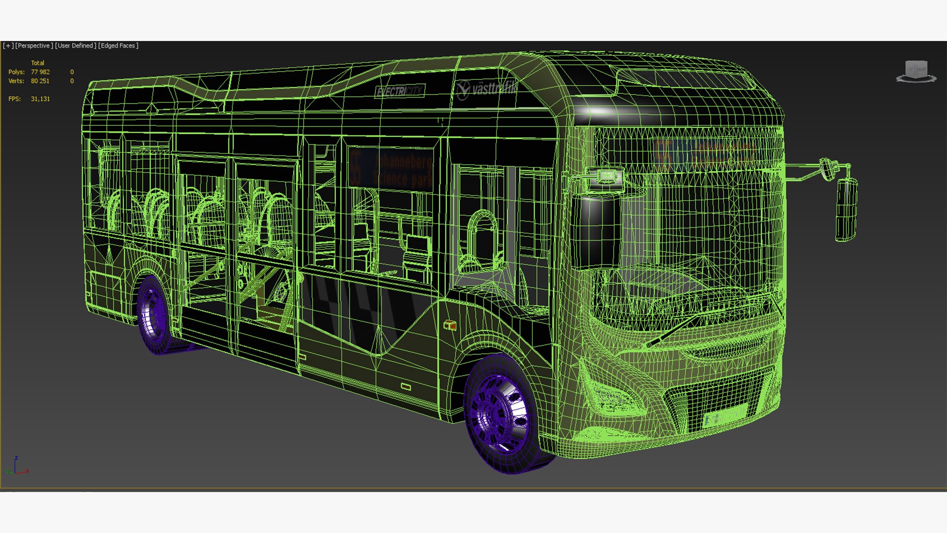 Generic BUS EV V29 3D Model - TurboSquid 2237580