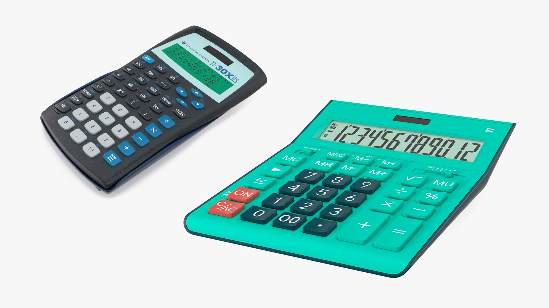 3D Calculators Collection Model - TurboSquid 2164997