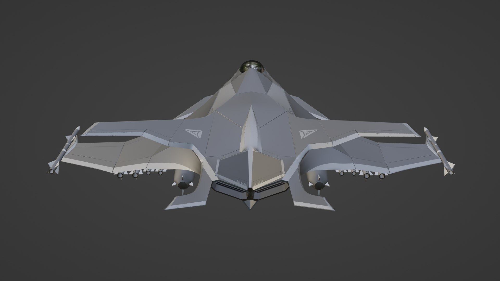 Sci Fi Fighter Aircraft 3D Model - TurboSquid 2047709