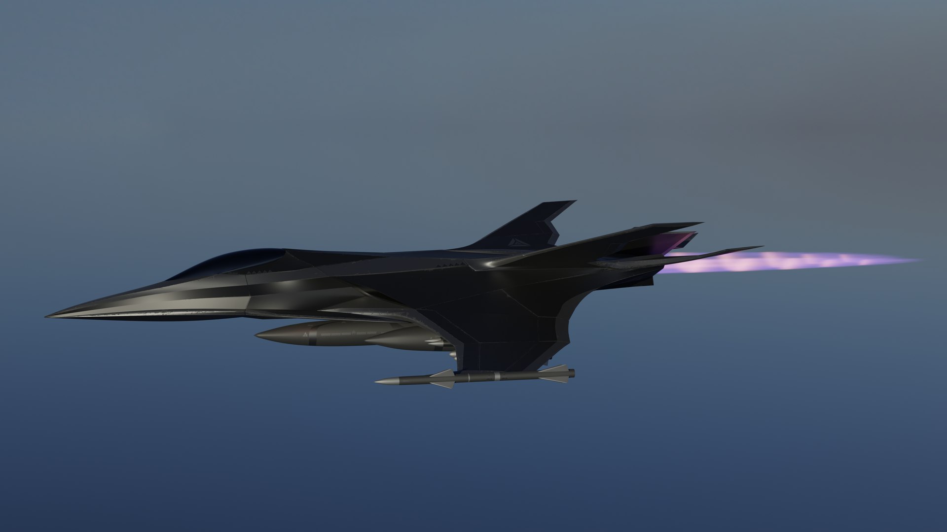 Sci Fi Fighter Aircraft 3D Model - TurboSquid 2047709