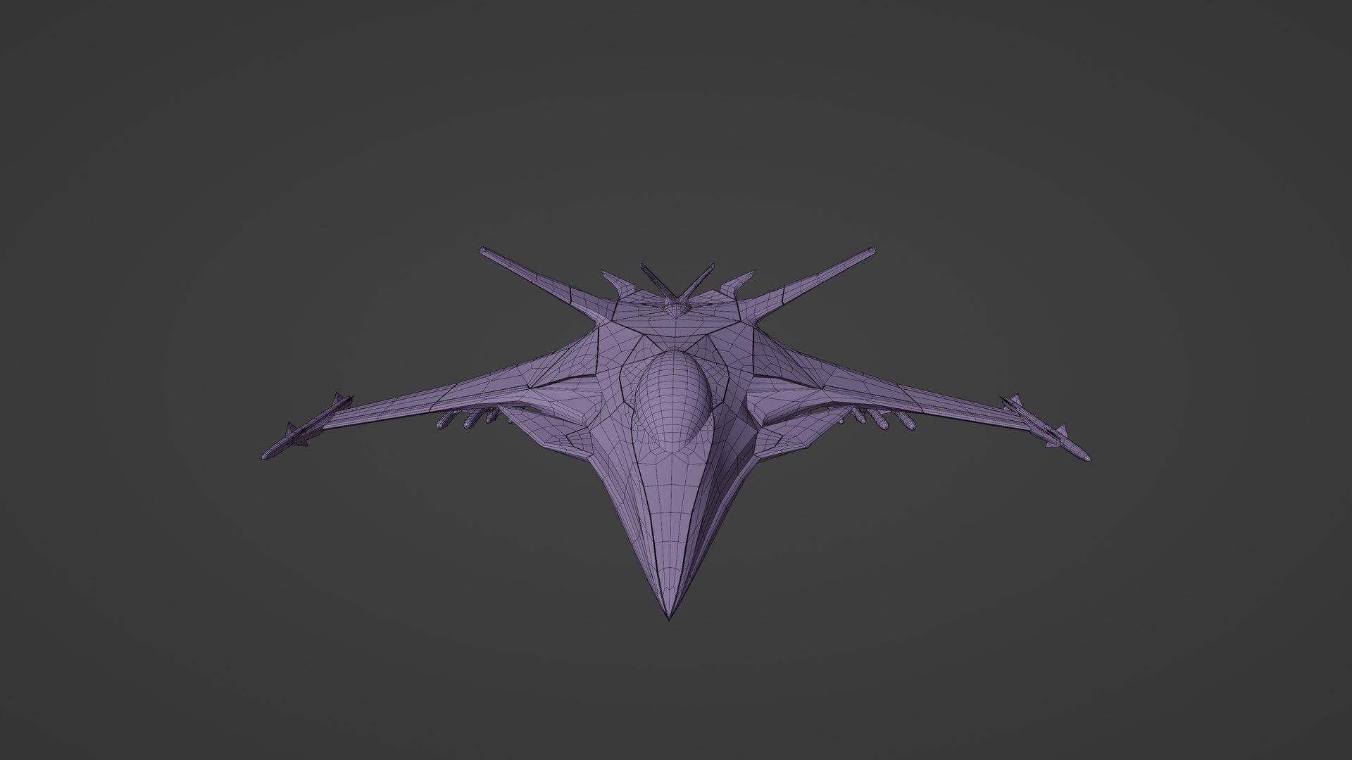 Sci Fi Fighter Aircraft 3D Model - TurboSquid 2047709