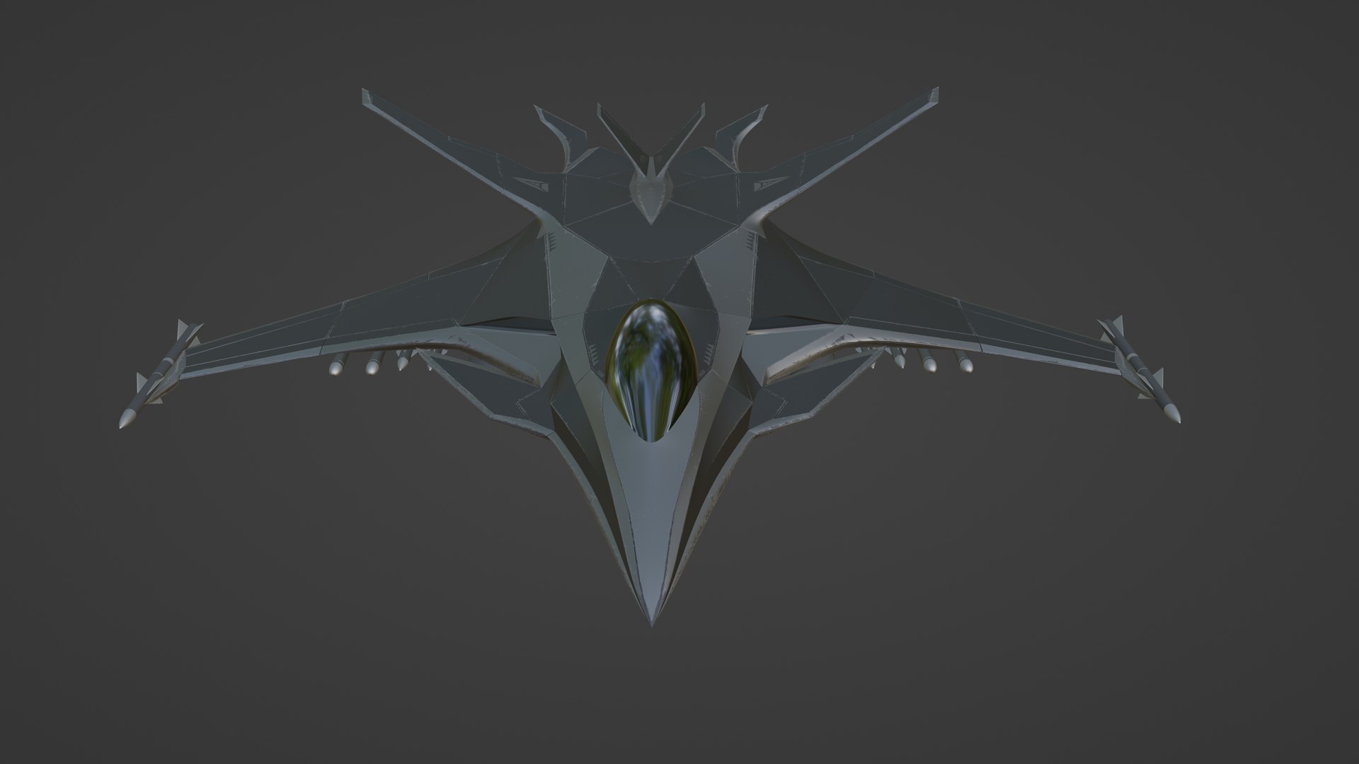 Sci Fi Fighter Aircraft 3D Model - TurboSquid 2047709
