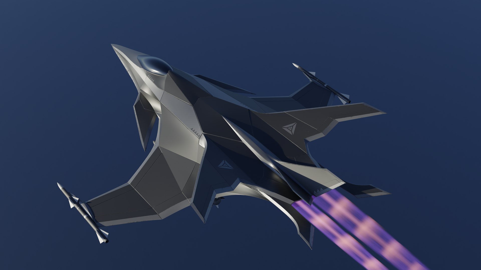 Sci Fi Fighter Aircraft 3D Model - TurboSquid 2047709