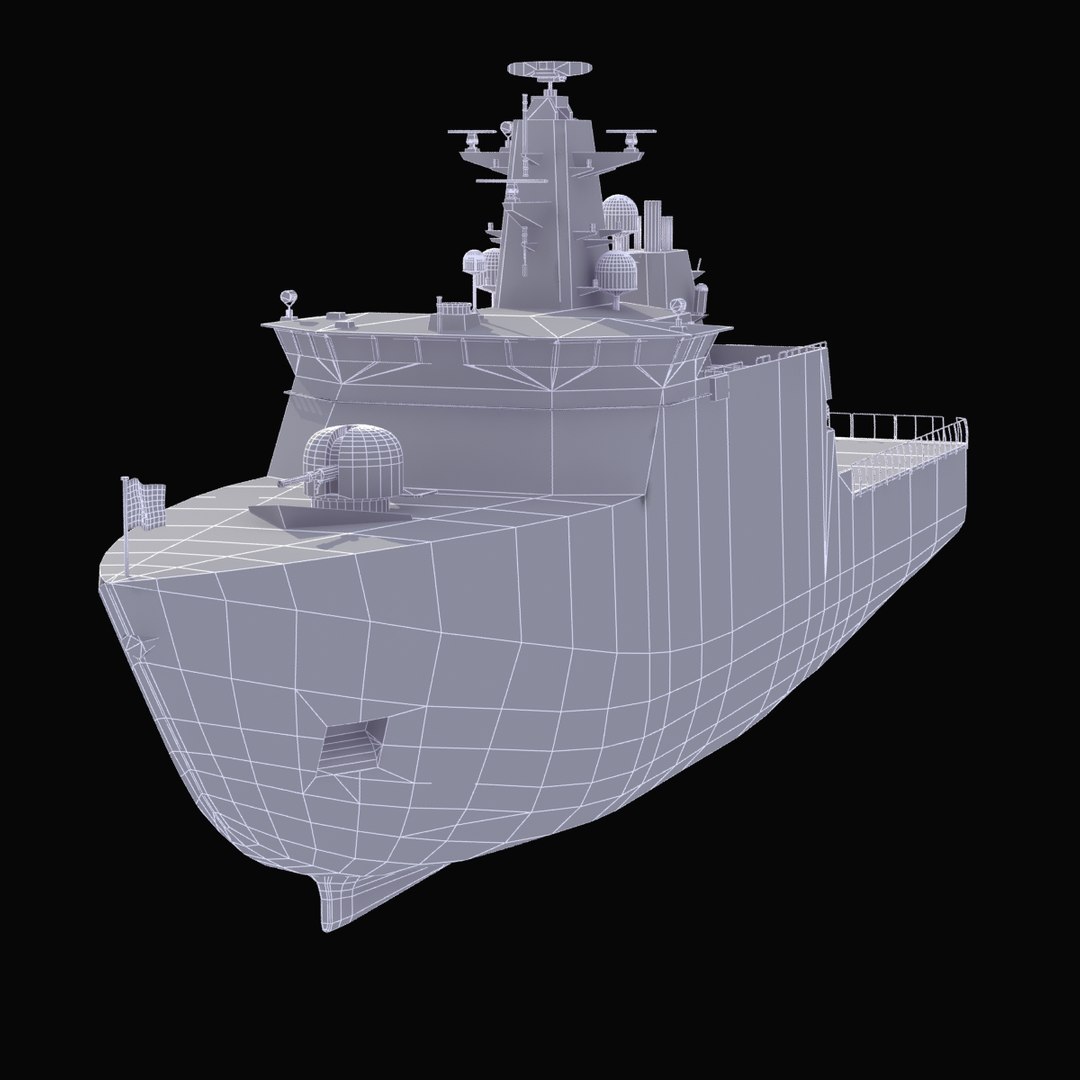 Hdms Knud Rasmussen 3d Model