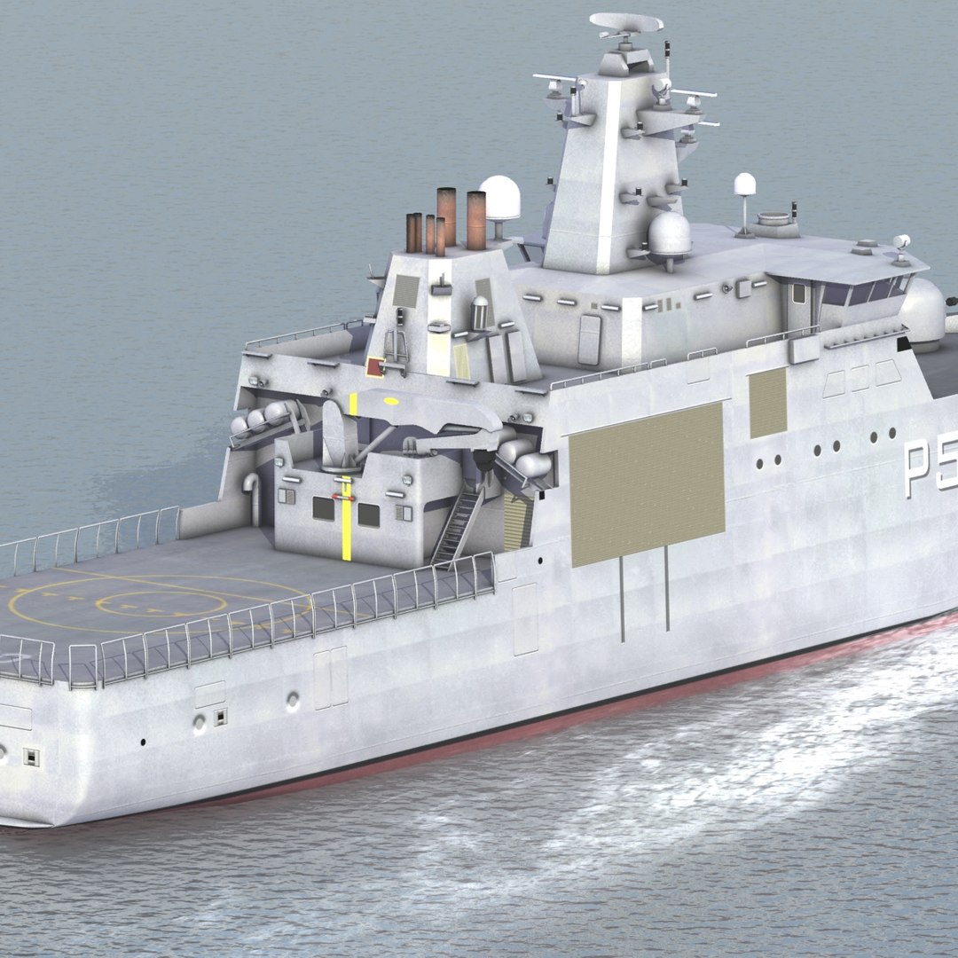 Hdms Knud Rasmussen 3d Model