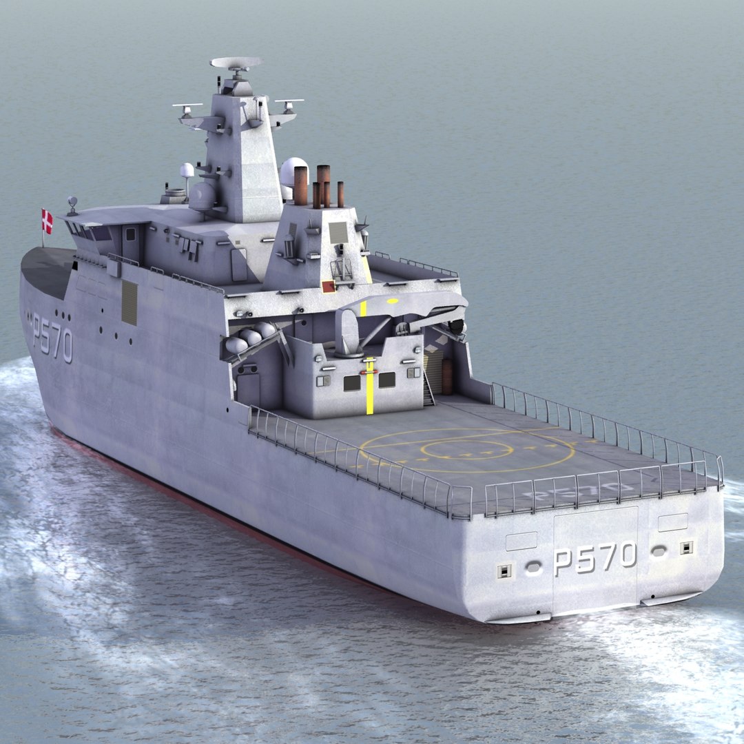 Hdms Knud Rasmussen 3d Model
