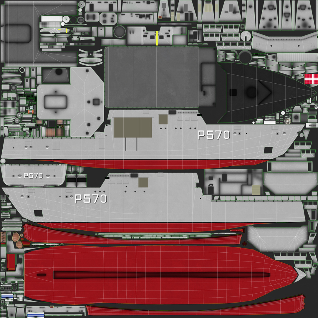 hdms knud rasmussen 3d model