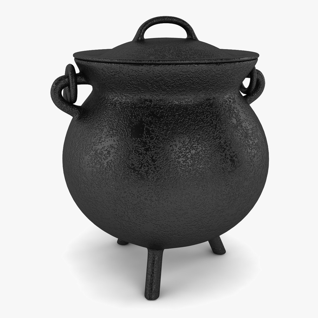 iron pot 3d model