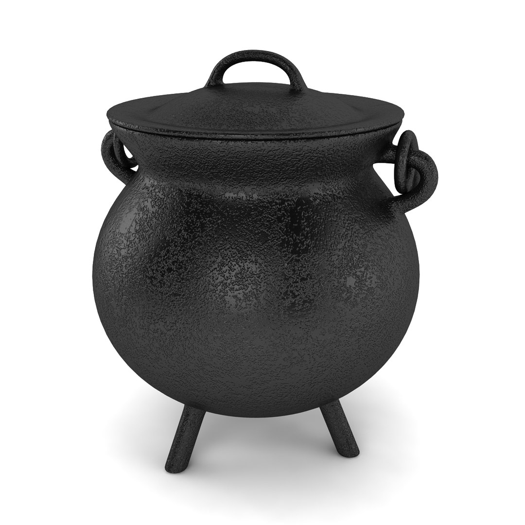 iron pot 3d model