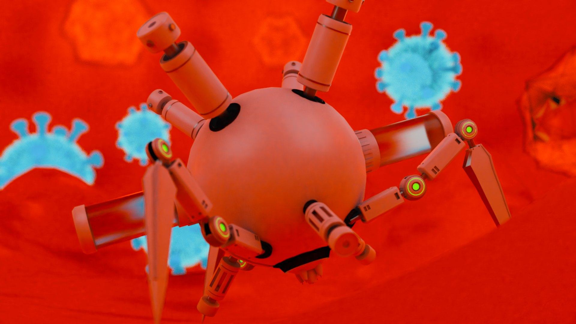 3D NanoVirus Injector ARMm Model - TurboSquid 1819489