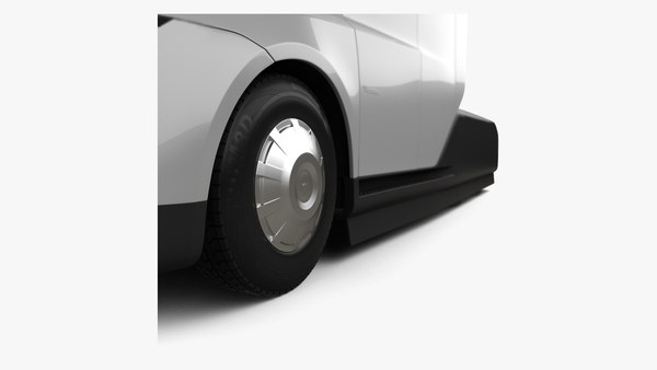 modelo 3d Tesla Semi Sleeper Cab Tractor Truck with HQ interior and ...