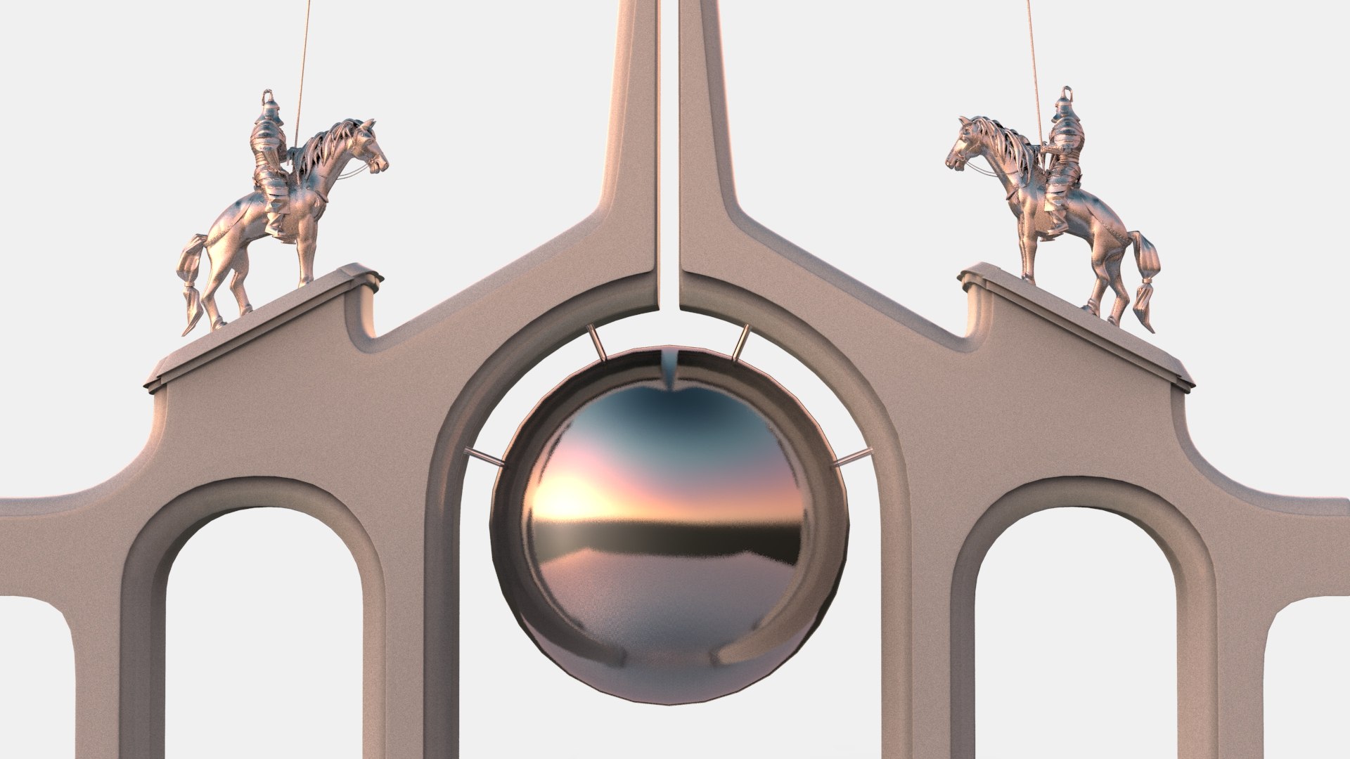 Arch Modern Memorial Design 3D Model - TurboSquid 1728106