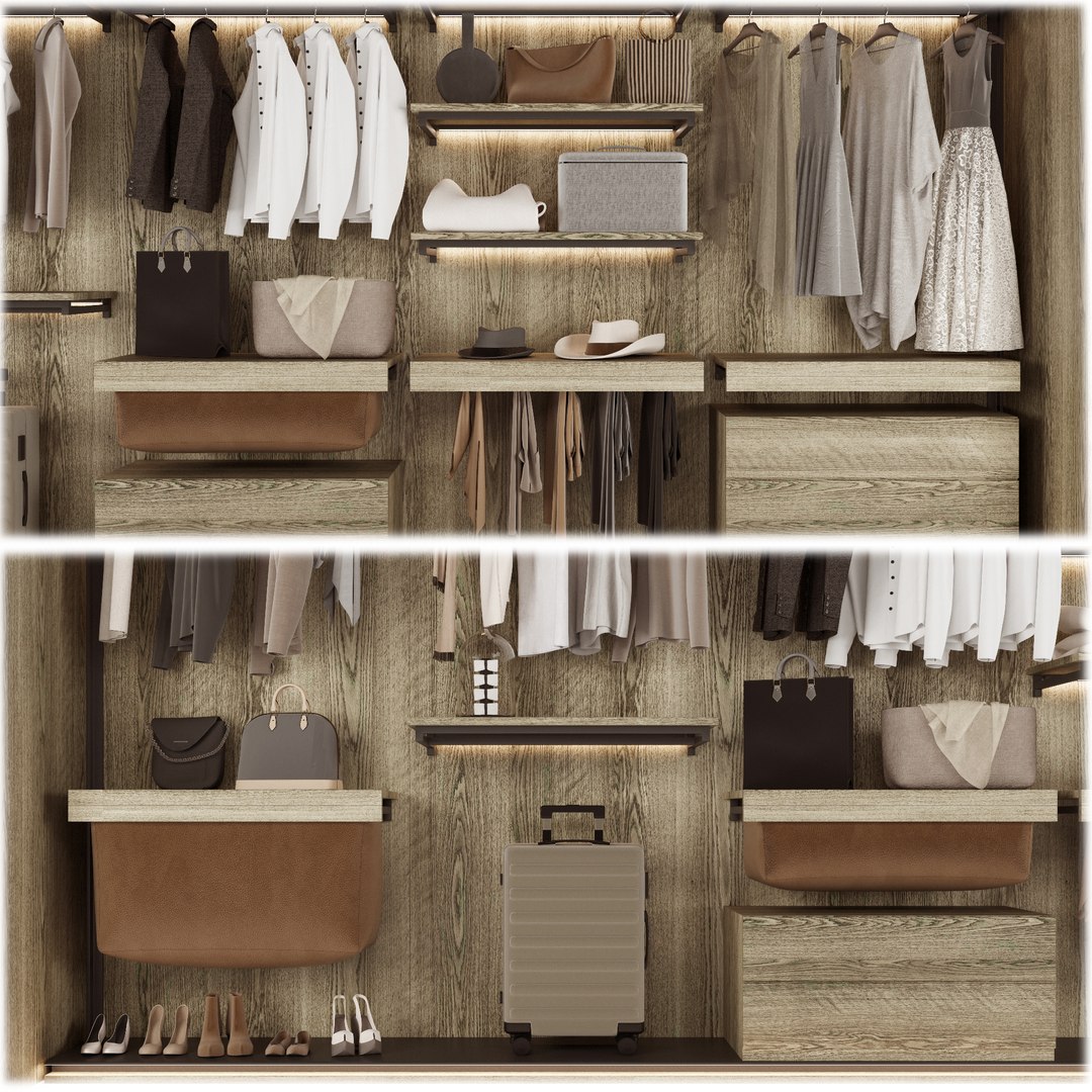Wardrobe Model - TurboSquid 1952863