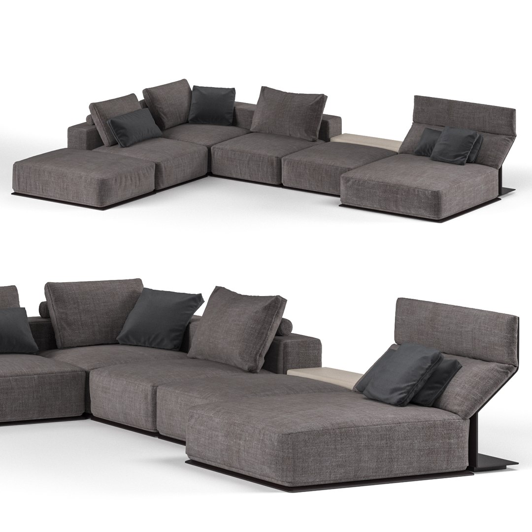3D Poliform Westside Sofa - TurboSquid 1593073
