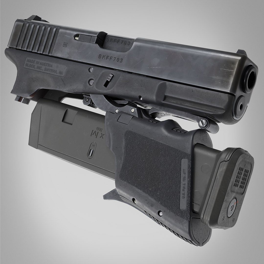 GLOCK 19 full conceal 3D model3D模型 - TurboSquid 1915532