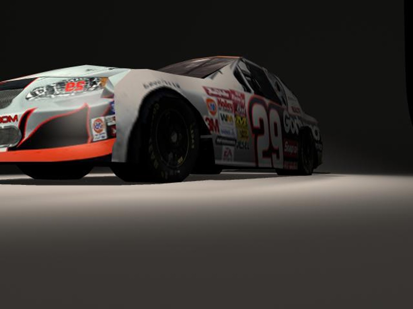 Nascar Car Race 3d Model