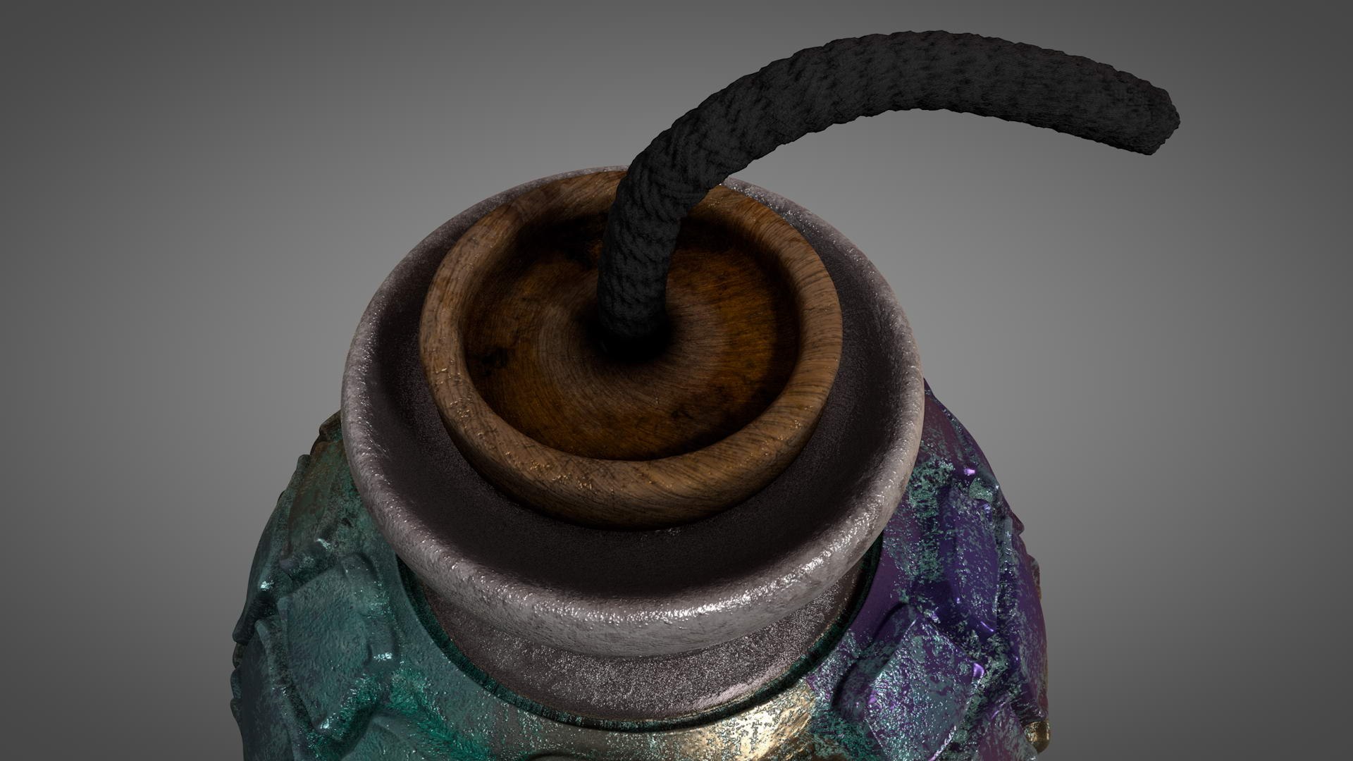 Ancient explosive 3D model - TurboSquid 1408059