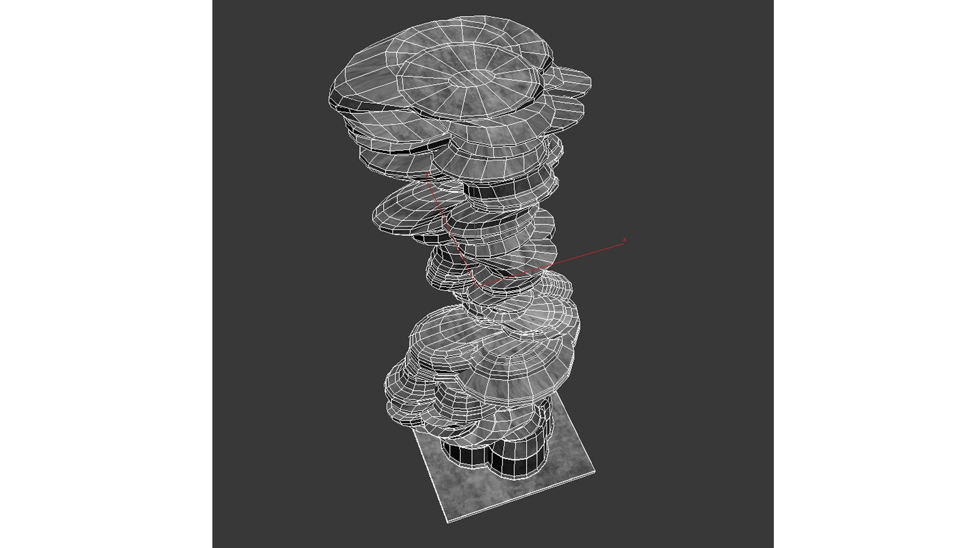 3D Tony Cragg Abstract Sculpture Black Stone Face Model - TurboSquid ...