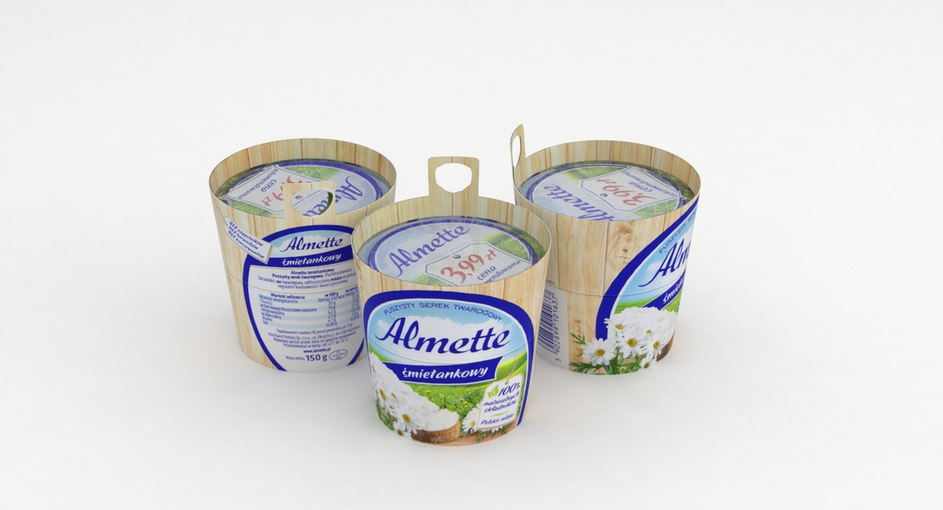 3D Model Almette Cream - TurboSquid 1152149