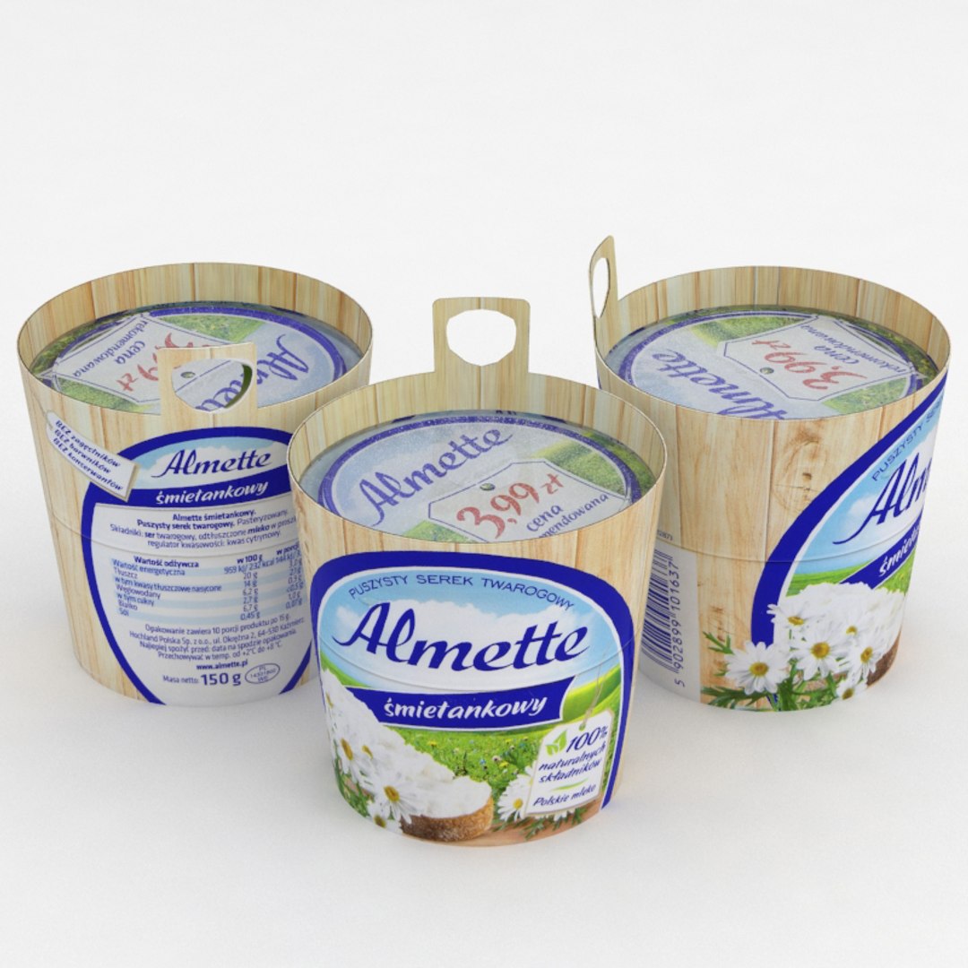 3D model almette cream - TurboSquid 1152149